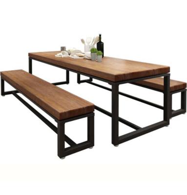 China PU Leather Covered Chinese Rustic Wood Tea Table for Living Room and Office Meeting for sale