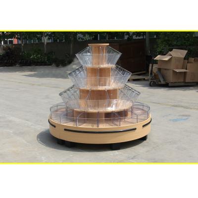 Cina Supermercato Acrylic Candy Bar Display Rack per la presentazione organizzata degli snack in vendita