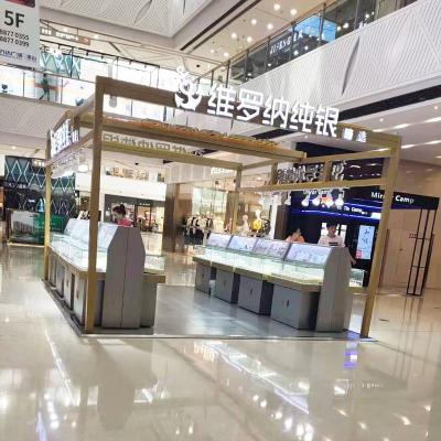 China Mobiliário para exposições comerciais de secções para ouro Joias Shopping Mall Display Kiosk Showcase à venda