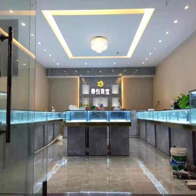 China Mobiliário para exposições comerciais de secções para ouro Joias Shopping Mall Display Kiosk Showcase à venda