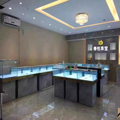 China Mobiliário para exposições comerciais de secções para ouro Joias Shopping Mall Display Kiosk Showcase à venda