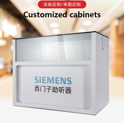 Cina Vitrine in vetro ecologiche per negozi di vendita al dettaglio Armadi in alluminio su misura in vendita