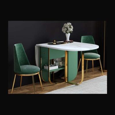 China Dinning Room Furniture Small Tables Folding Table Outdoor Furniture Set Marble Luxury for sale
