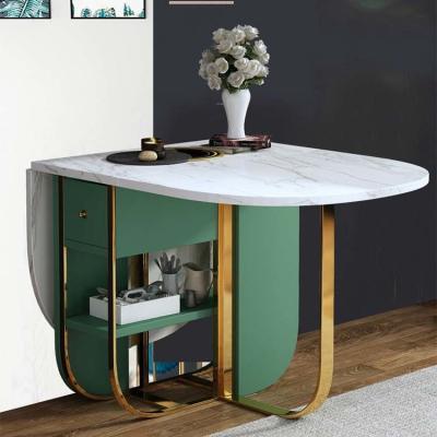 China Dinning Room Furniture Small Tables Folding Table Outdoor Furniture Set Marble Luxury for sale