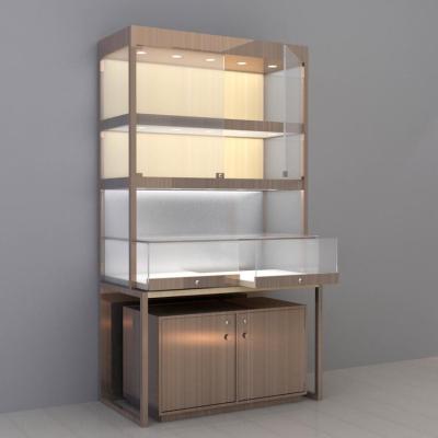 China Vergrendelbare vitrine voor speelgoed, medailles en cosmetische sieraden 1800*1800*2000 Te koop