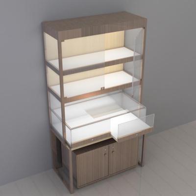China Vergrendelbare vitrine voor speelgoed, medailles en cosmetische sieraden 1800*1800*2000 Te koop