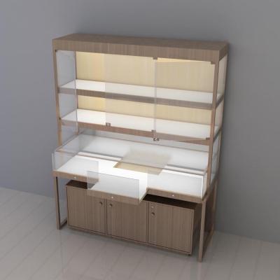 China Vergrendelbare vitrine voor speelgoed, medailles en cosmetische sieraden 1800*1800*2000 Te koop