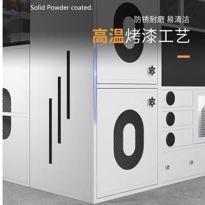 China Bild vorgeschlagen Rezeption mit L-Form in Weiß und Gold zu verkaufen