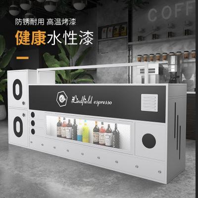 China Bild vorgeschlagen Rezeption mit L-Form in Weiß und Gold zu verkaufen