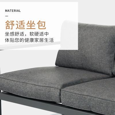 China Conjunto de sofá de metal de estilo moderno con opciones personalizables en venta