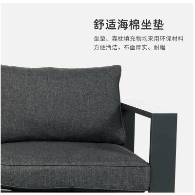 China Conjunto de sofá de metal de estilo moderno con opciones personalizables en venta