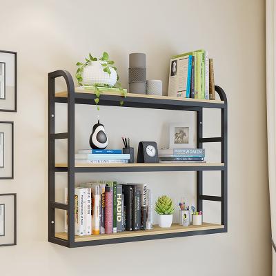 China Etagere Muurscherm Houten hangende planken 3 verdiepingen Drijvende muurplank voor woonkamer Te koop