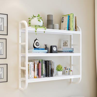 China Etagere Muurscherm Houten hangende planken 3 verdiepingen Drijvende muurplank voor woonkamer Te koop