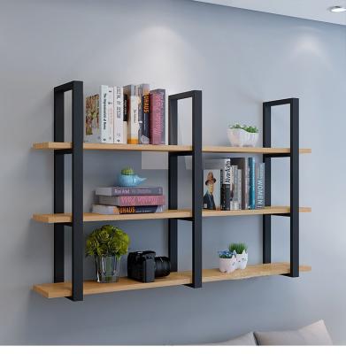 China Living Room Furniture Modern Wall Mounted Wooden Shelf Unit Design Hanging NO Folded for sale