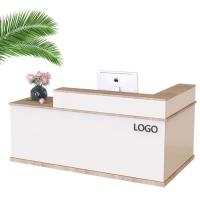 Quality Office Furniture Modern Design White Reception Desk Counter for Convenience for sale