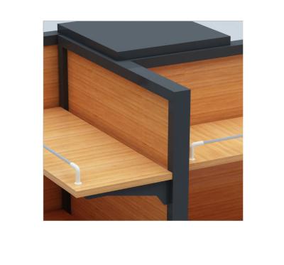 China Livingroom Furniture Wooden Store Shelves Display Racks Stand Metal Promotions Display for sale
