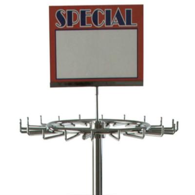 China Regular Size Belt Stand Display Hanging Leather Belt Display Rack in Custom Colors for sale
