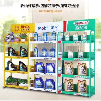 Cina Displaying Wiper Display Rack Heavy Duty Free Standing Showcase per il display dell'olio del motore in vendita