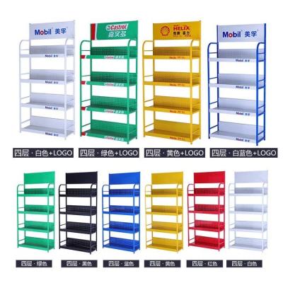 Cina Displaying Wiper Display Rack Heavy Duty Free Standing Showcase per il display dell'olio del motore in vendita