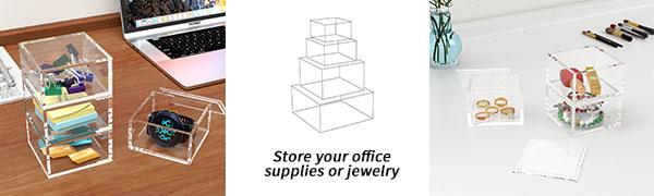 acrylic box with lid