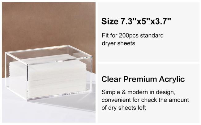 dryer sheet container