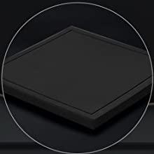 precise case detail box cover lip display acrylic