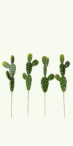 Unpotted cactus artificial plant faux succulents