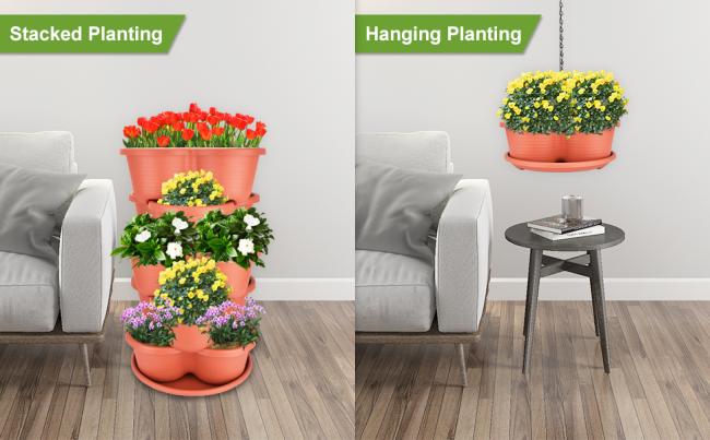 hanging pots