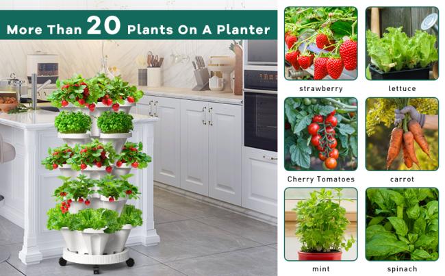 stacked Vertical Planter 