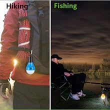  Lantern Compact LED Camping Light Bulbs Battery Powered Tent Lights for Camping LED Tent Light Bulb