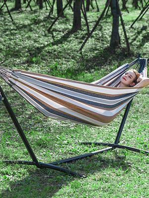 PNAEUT DOUBLE hammock with stand