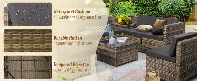 patio furniture set outdoor furniture patio conversation sets 8 piece outdoor furniture sets