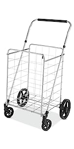 Deluxe Utility Cart - Silver