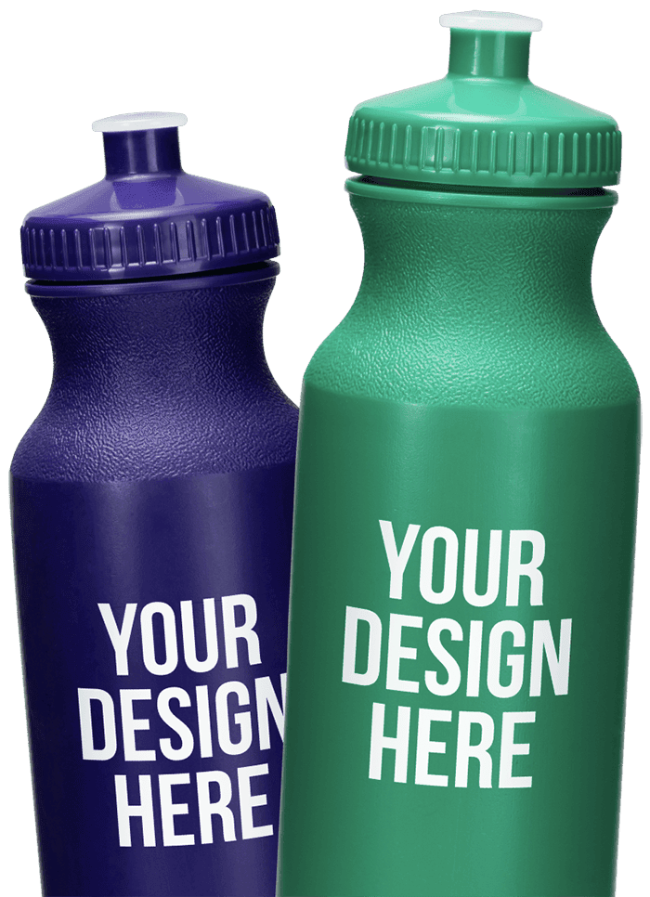 2 water bottles