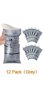 Camping urinal bag