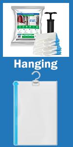 4 hanging vacuum bag set
