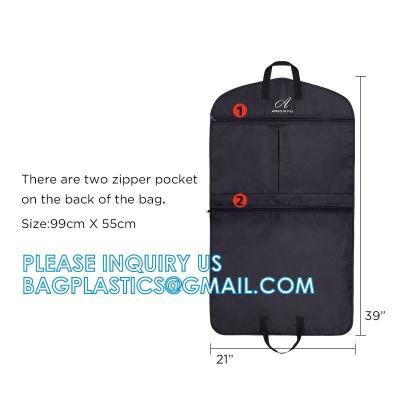 Cina Business Garment Bag Cover For Suits Dresses Clothing Foldable Pockets, Carry On Garment Bag, Moving Bags in vendita