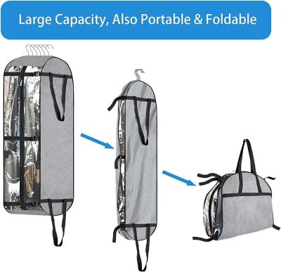 Cina Garment Bags For Hanging Clothes, Suit Bag, Carry On Garment Bag, Moving Bags, Suit Travel Cover For Men in vendita