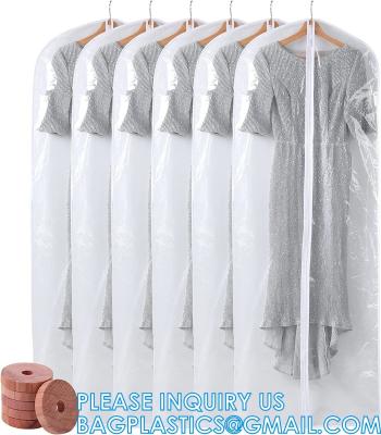 Cina Clear Suit Bag, Plastic Dress Bags For Gowns Long, Dress Protector Zippered Garment Covers For Closet Storage in vendita