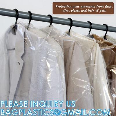 Cina Dry Cleaner Bags, Clothing Protector Covers Dustproof Clothing Dust Cover Laundry Travel Clothes Storage in vendita