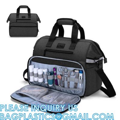 Cina Medical Bag, Medical Equipment Bag, Adjustable Divider, Nonslip Bottom, Removable Shoulder Strap, Water-Resist in vendita