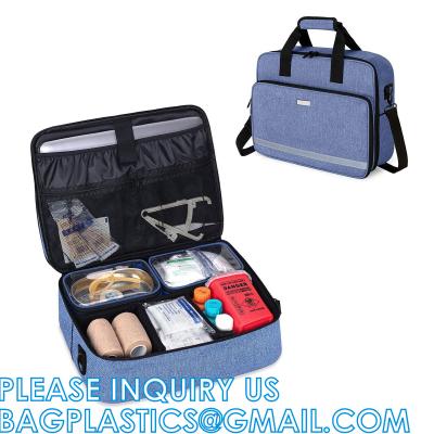 Cina Portable Trauma Emergency Bag Medical Shoulder Bags First Aid Kit Bag, Medical Supplies with Fixed Pockets in vendita