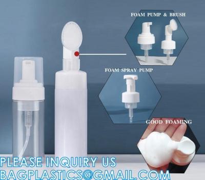 Cina Fast Delivery Cosmetic Packaging 30ml 50ml 100ml 150ml Plastic Pet Foam Mousse Bottle With Liquid Soap Pump in vendita