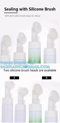 Cina Fast Delivery Cosmetic Packaging 30ml 50ml 100ml 150ml Plastic Pet Foam Mousse Bottle With Liquid Soap Pump in vendita