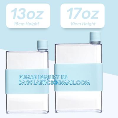 Cina Square Purse Flat Slim Water Bottle, Memobottle, Cups for Outdoor Sports Camping Hiking Cycling Travel in vendita