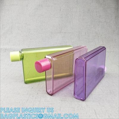 Cina Square Purse Flat Slim Water Bottle, Memobottle, Cups for Outdoor Sports Camping Hiking Cycling Travel in vendita