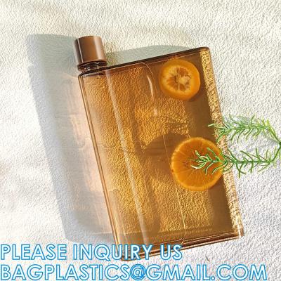 Cina Square Purse Flat Slim Water Bottle, Memobottle, Cups for Outdoor Sports Camping Hiking Cycling Travel in vendita