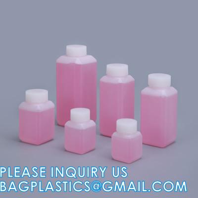 Cina Square Chemical Plastic Biochemistry Medical Reagent Bottle 30ml 50ml 60ml 150ml 500ml 1000ml Custom Capacity in vendita