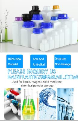 Cina Square Chemical Plastic Biochemistry Medical Reagent Bottle 30ml 50ml 60ml 150ml 500ml 1000ml Custom Capacity in vendita