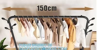Cina Clothes Rack, Garment Rack, Clothing Rack for Hanging Clothes, Drying Rack Hanger, Steel Frame, Mesh Storage Shelf in vendita